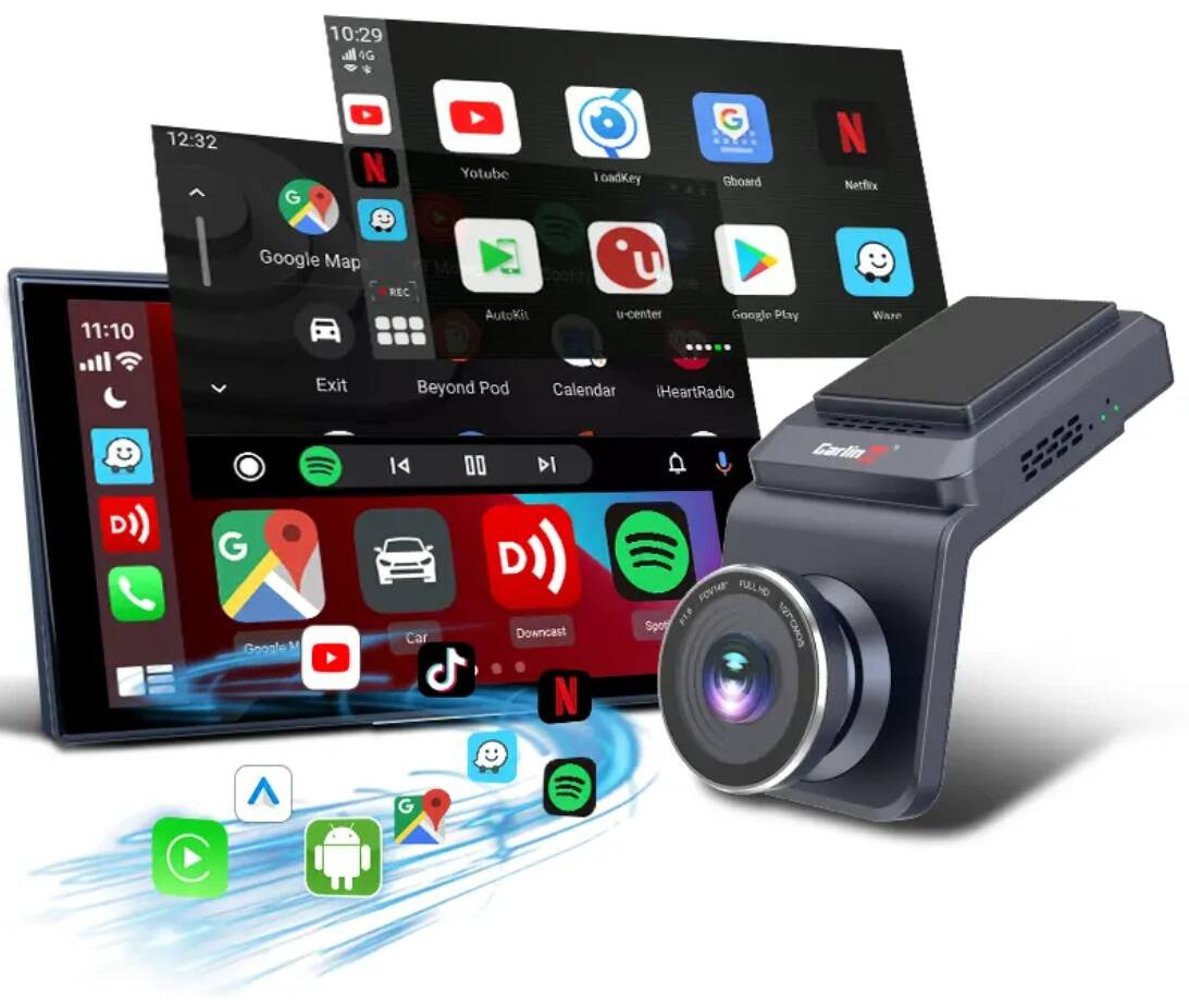 Carlinkit T-Box AR 4/64GB Kamera Samochodowa FullHD 1080p Apple CarPlay ...
