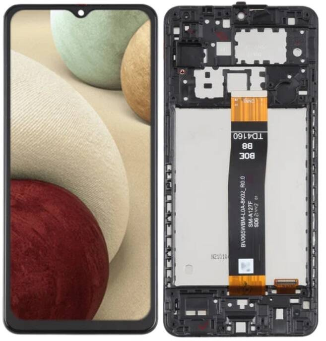 Oryginalny wyświetlacz LCD + ekran dotykowy Samsung Galaxy A12 Nacho SM ...