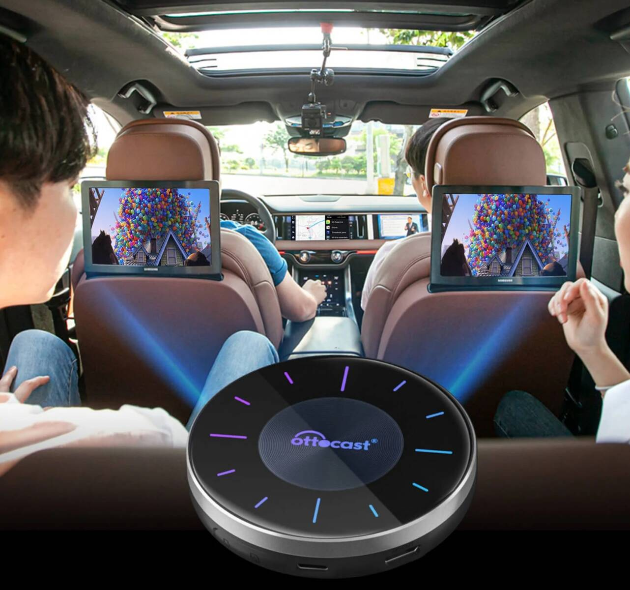 Ottocast P3 OttoAIBox 8G/128G Bezprzewodowy Apple Carplay Android Auto ...