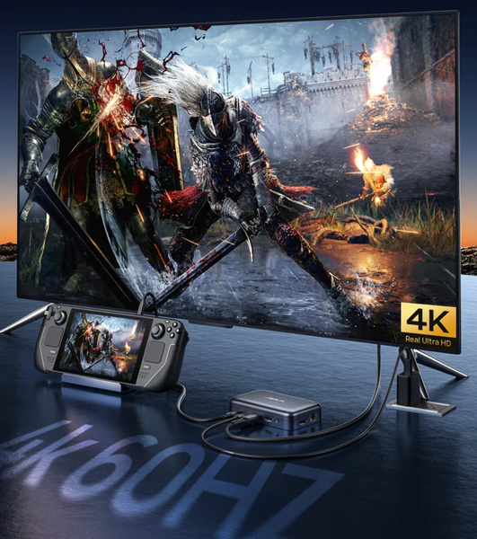 JSAUX OmniCase 2 Pro HUB USB-C HDMI 4K 60Hz DisplayPort USB 3.0 PD 100W ...